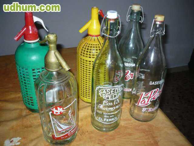 BOTELLAS DE GASEOSA Y SIFON ANTIGUAS